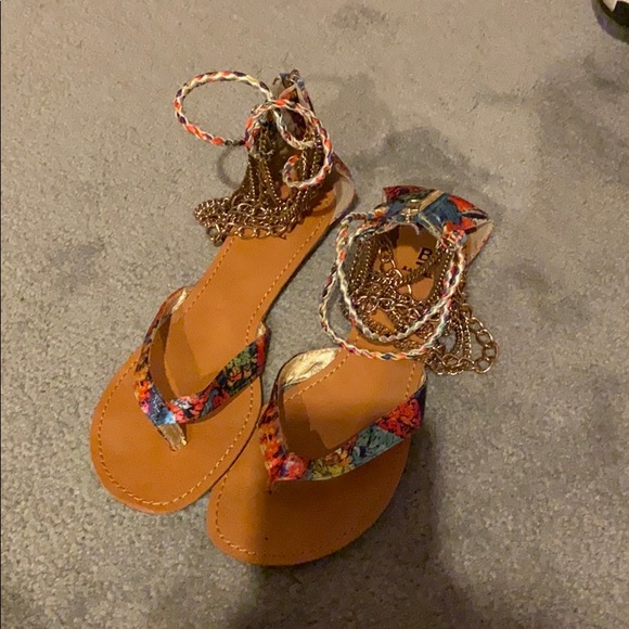 Bakers | Shoes | Multi Print Summer Sandals | Poshmark
